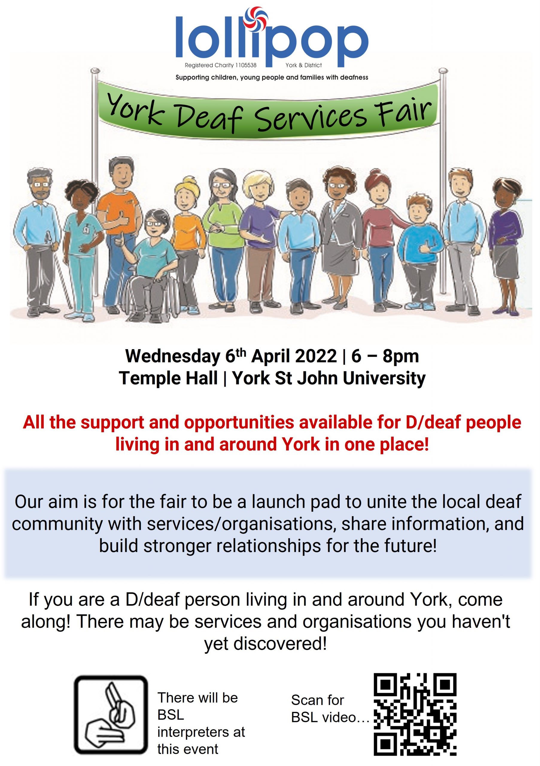 York Deaf Services Fair – Lollipop